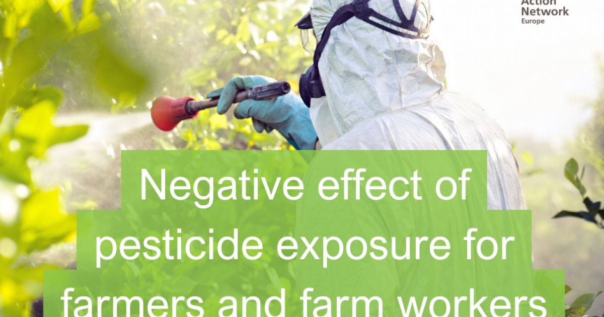 Negative effect of pesticide exposure for farmers and farm workers ...