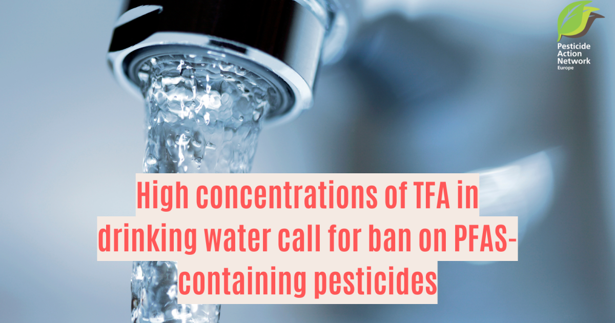 High concentrations of TFA in drinking water call for ban on PFAS ...
